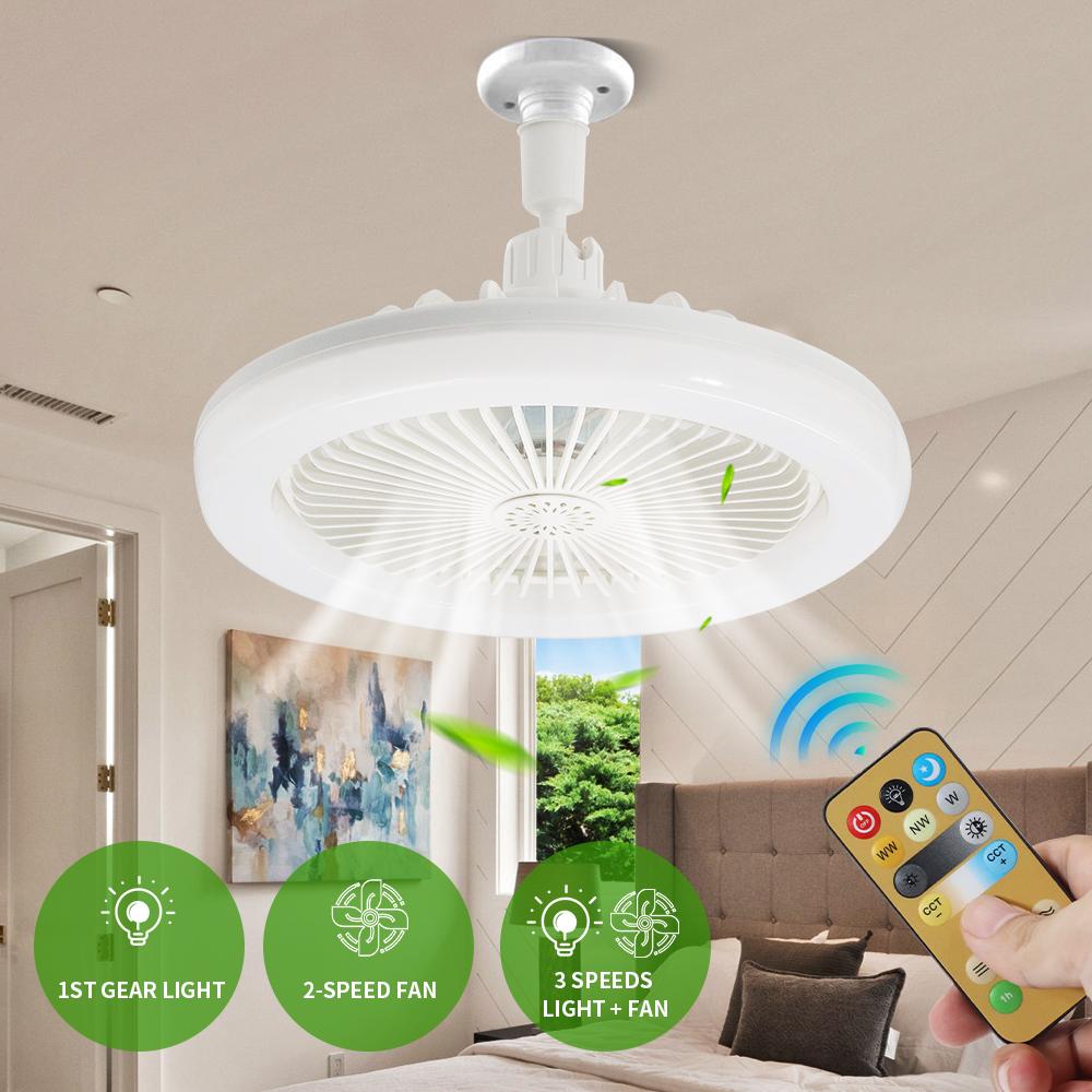 Вентилятор-люстра в патрон LED Multi-Function Fan Light универсальний потолочный LK-22D1